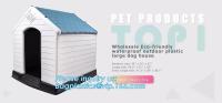 China pet kennel factory direct cage outdoor plastic dog house manufacturer, Eco Friendly Outdoor Removable Rainproof Plastic for sale
