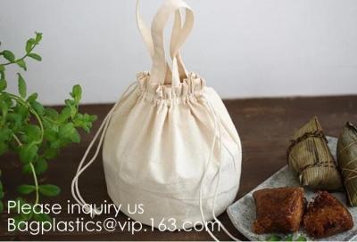 China Natural Beige Thick Canvas Drawstring Pouches Produce Bags Muslin Bags Gift Bags Sacks Sachet Bags for Jewelry Candy Fav for sale