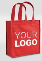 China Custom Logo Printed Eco Friendly Tote Shopping Carry Fabric PP Laminated Recyclable Non Woven Bag, Promotional PP Non Wo for sale
