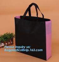 China cambrel bags non woven bag, logo printed reusable cheap shopping u cut non woven bag, promotional Design fashion style c for sale