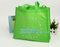 China Cheap 100% New Recyclable Whole Bag Heat Sealed Machine Made PP Non Woven Bag with Strip, bagplastics, bagease, pak, pkg for sale