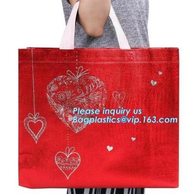 China Chinese suppliers custom printed shopping portable hand non woven bag with print logo, 100% biodegradable laminated non for sale