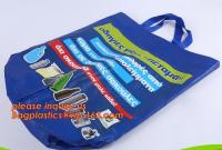 China Wholesale Custom Printed Eco Friendly Recycle Reusable PP Laminated Non Woven Tote Shopping Bags, Pp Woven Tote Bag for for sale