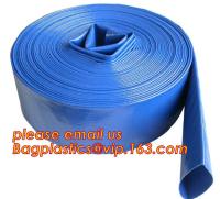 China Liquid PVC Layflat Discharge Tubing High Pressure Water Hose 40MM For Agriculture Project for sale