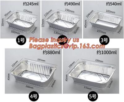 China OEM Logo aluminium foil for food packing, disposable small foil tray, small aluminium foil container,Food grade aluminum for sale