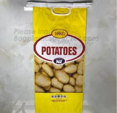 China pp woven bag supplier BOPP laminated waterproof plastic transparent 10kg/25kg/30kg/50kg packing rice bag, BAGPLASTICS, P for sale