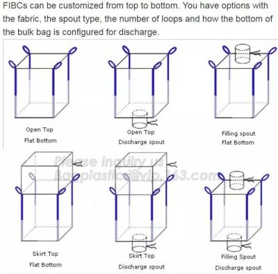 China Agricultural Big Size PP Woven Bulk Bag For Corn,PP woven big bag/ton bag/bulk bag for packing construction garbage for sale