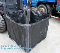 China New construction waste skip bag/pp woven jumbo big bag with liner,fibc jumbo PP woven big bag super sack for cement,PACK for sale