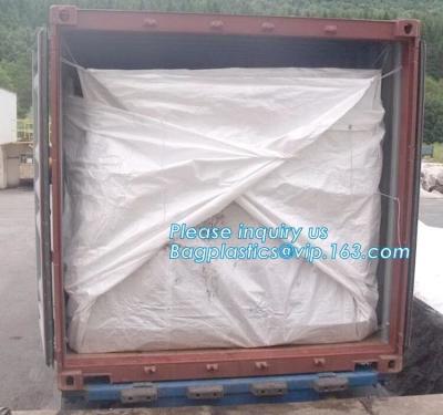 China 12Mill Open Top Dumpster Drawstring Container Liners,12Mil Reusable Open Top Drawstring Dumpster Container Liner, BAGEAS for sale