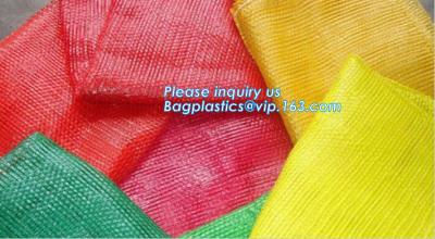 China raschel mesh bag for onions,potatoes, other vegetables,PE raschel mesh bag for fruit and vegetable,New type long life ti for sale