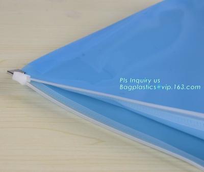 China PVC/EVA Plastic Promotion Gift Packaging Bag With Slider Zipper, hook pvc vinyl metal zip sider packaging bag, package for sale