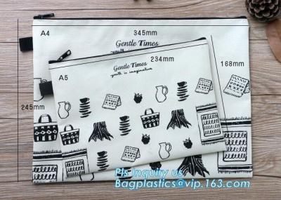 China Pencil Case Cosmetic Bag Stationery Material School Supplies pencil box pen bag, zipper canvas pencil bag for students for sale