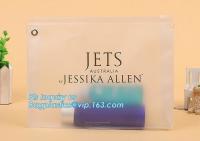 China zipper pouch clear vinyl pouch clear slider bags, slider zipper pvc pouch clear vinyl pvc ziplock bags, hanger hole/pouc for sale