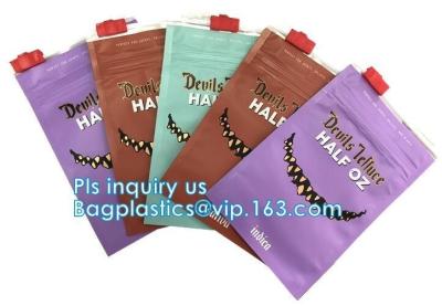China Medium Size Silver Ziplock Foil Bag Pouches , Clear Stand Up Pouches For Custom weed Packaging Medium Silver ZiplocK for sale
