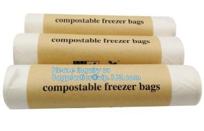 China 100% Biodegradable Pla Bin Bag/compostable Garbage Bag Rolls/cornstarched Bag, compostable and boidegradable ziplock pla for sale