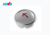 China Stainless Steel Mirror Elevator Up Button , Customized Size Elevator Touch Button for sale