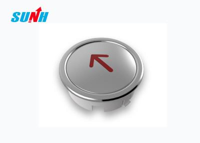 China Stainless Steel Mirror Elevator Up Button , Customized Size Elevator Touch Button for sale