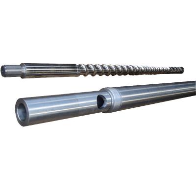 China Nitrided Extruder Screws And Barrels For PVC PP PS for sale
