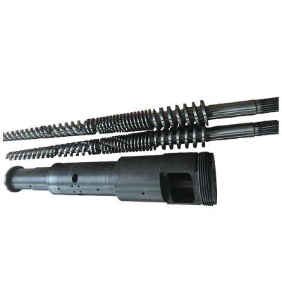 China 0.5-0.8mm Twin Screw Barrel Conical For Cincinnati Milacron Extruder Machine for sale