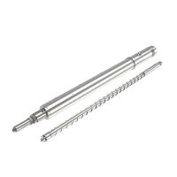 China HRC55 Bimetallic Screw Barrel Of Extrusion Machine Reinforced Additives SKD61 for sale
