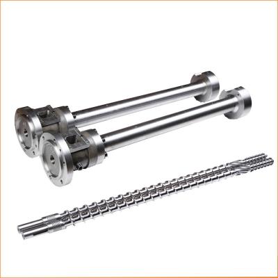 China HDPE LDPE Film Extrusion Screw Barrel Plastic Extruder Barrel for sale