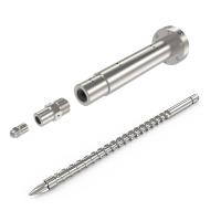 China Single Rubber Bimetallic Screw Barrel 2.0-3.0mm For Rubber Extrusion Machine for sale