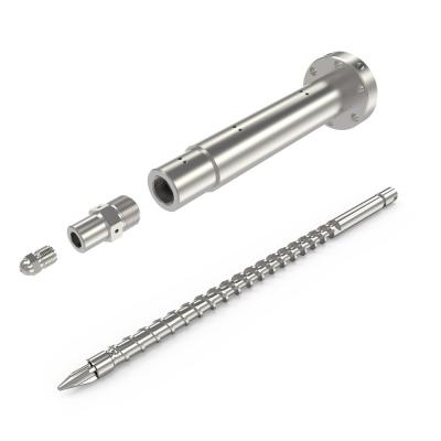 China Single Rubber Bimetallic Screw Barrel 2.0-3.0mm For Rubber Extrusion Machine for sale
