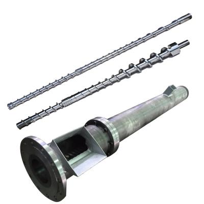 China AISI4140 Rubber Screw Barrel For Rubber Machine Making Rubber Pipe Rubber Tire for sale