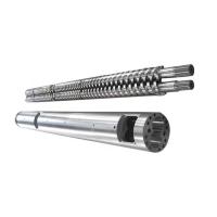 China 0.5-0.8mm Parallel Twin Screw Barrel 38CrMoAIA Krauss Maffei 114-32 For Plastic Extruder for sale