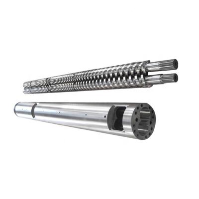 China 0.5-0.8mm Parallel Twin Screw Barrel 38CrMoAIA Krauss Maffei 114-32 For Plastic Extruder for sale