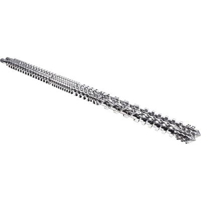 China Parallel Twin PVC Pipe Screw Barrel For Plastic Extruder Machine for sale