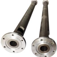 China Nitrided Cold Feed Single Screw Barrel Of Rubber Machine for sale
