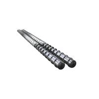 China Sjz80/156 Conical Twin Screw Barrel With Air Cooling For PVC UPV for sale