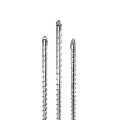 China 42CrMo Injection Screw Barrel 38CrMoAlA For Haitian Injection Molding Machine for sale