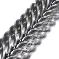 China PVC Conical Twin Screw Barrel 0.5-0.8mm For SPC Plastic Board Machine for sale