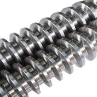 China Conical Twin Vented Screw Barrel For Extruder PVC Sheet Board for sale