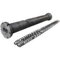 China Bimetallic Parallel Twin Screw And Barrel 2.0-3.0mm For WPC Recycled PVC for sale
