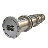 China 2.0-3.0mm Bimetallic Screw And Barrel 38CrMoAIA For Plastic Extruder for sale