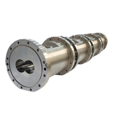 China 2.0-3.0mm Bimetallic Screw And Barrel 38CrMoAIA For Plastic Extruder for sale