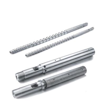 China Extruder Vented Screw Barrel For Recycled PP LDPE HDPE Blow Film Machine for sale