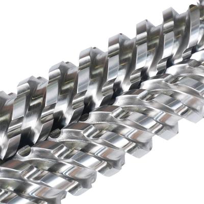 China 0.5-0.8mm Conical Twin Screw Barrel For Jwell Twin Screw Extruder Machine for sale
