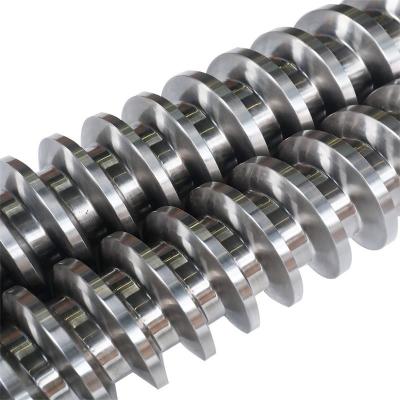 China SACM645 Conical Twin Screw Barrel For PVC Pipes Profiles Sheets Exturder Machine for sale