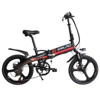China 500w 20 Inch Folding Electric Bike Shimano 7speed Geared With Hidden Battery for sale