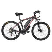 China Lithium Battery 26 Inch Electric Mountain Bike SMLRO C6 With Cutoff Brake for sale
