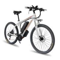 China 17.5Ah Shimano Electric Mountain Bike 31km - 60km Per Power Downtube for sale