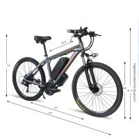 China LED Headlight 26 Inch Electric Mountain Bike Battery Assist KETELES Multipattern for sale