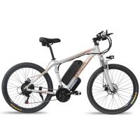 China 48V Full Suspension Electric Mountain Bike Multifuntional 6061 Alu Alloy Frame for sale