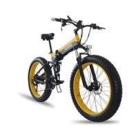 China EU Quality 26x4.0 inch Fat Tire Folding E-Bike 1000W Motor 13AH Lithium Battery 21-Speed Electric Bike Drop Shipping Available for sale