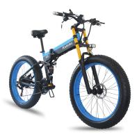 China High Quality 26x4.0 inch Fat Tire Folding E-Bike 1000W Motor 13AH Lithium Battery 21-Speed Electric Bike Drop Shipping Available for sale