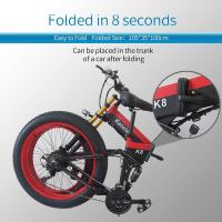 China High Quality 26x4.0 inch Fat Tire Folding E-Bike 1000W Motor 13AH Lithium Battery 21-Speed Electric Bike Drop Shipping Available for sale